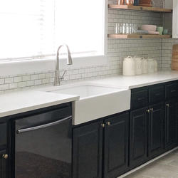 Sinkology Grace Undermount Farmhouse/Apron Front 34" Crisp White ...