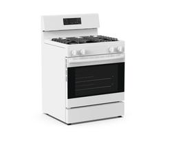 Criterion® 30" 5.0 cu.ft White Gas Range at Menards®