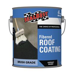 SealBest® Professional Grade Fibered Roof & Foundation Coating - .9 gal ...