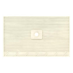 Tile Redi® Redi Free® 72"W x 37"D Barrier-Free Shower Pan with Center ...