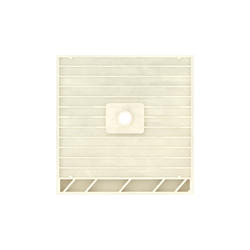 Tile Redi® Redi Base® 36"W x 36"D Triple Curb Shower Pan with Center ...