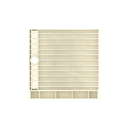 Tile Redi® WonderFall Trench™ 36"W x 36"D Left Double Curb Shower Pan ...