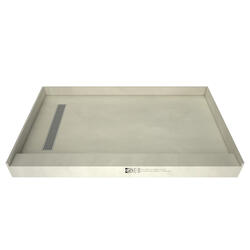 Tile Redi™ Redi Trench® 60"W x 32"D Single Curb Shower Pan with ...