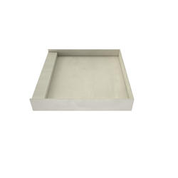 Tile Redi® WonderFall Trench™ 36"W x 36"D Single Curb Shower Pan with ...