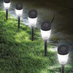 Solar Integrated LED Black Bevel Landscape Light at Menards®