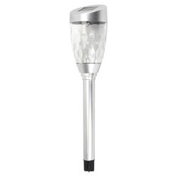 Solar Integrated LED Silver Landscape Light at Menards®