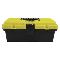 Performax® 12" Black and Yellow Tool Box with Removable Tray at Menards®