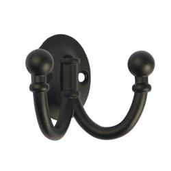 Mastercraft® Matte Black Double Coat Hook at Menards®