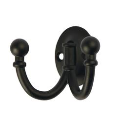 Mastercraft® Matte Black Double Coat Hook at Menards®