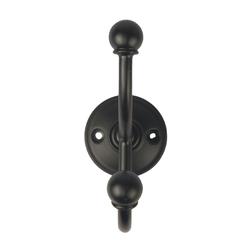Mastercraft® Matte Black Double Coat Hook at Menards®