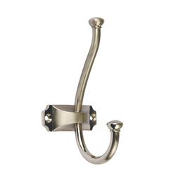 Mastercraft® Satin Nickel Double Coat Hook at Menards®
