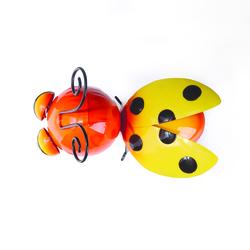 Enchanted Garden® 9" Metal Orange Bug Garden Statue at Menards®