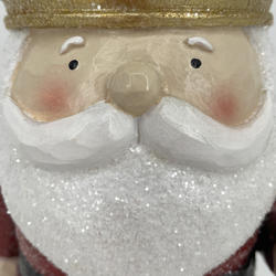 Enchanted Forest® 8" Walnut Santa Soldier at Menards®