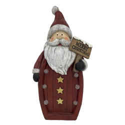 Enchanted Forest® 15-3/4" LED Resin Santa at Menards®