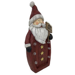 Enchanted Forest® 15-3/4" LED Resin Santa at Menards®