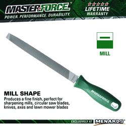 Masterforce® 8" Mill File with Handle at Menards®