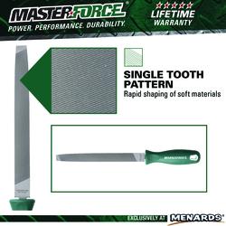 Masterforce® 8" Mill File with Handle at Menards®