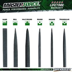 Masterforce® Needle File Set - 6 Piece at Menards®