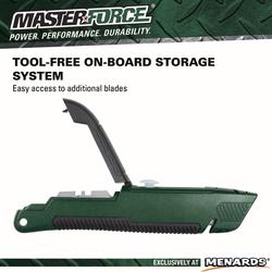 Masterforce® Quick Change Retractable Utility Knife at Menards®