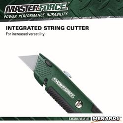 Masterforce® Quick Change Retractable Utility Knife at Menards®