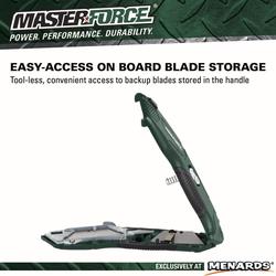 Masterforce® Auto-Load Retractable Utility Knife at Menards®