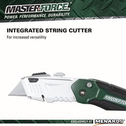 Masterforce® Quick Change Folding Retractable Utility Knife at Menards®