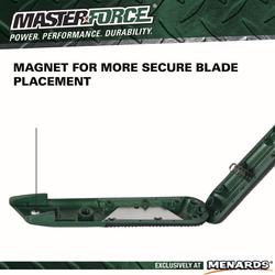 Masterforce® Quick Change Fixed Blade Utility Knife at Menards®