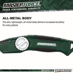 Masterforce® Twist-Open Fixed Blade Utility Knife at Menards®