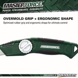 Masterforce® Twist-Open Fixed Blade Utility Knife at Menards®
