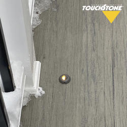 Touchstone Low Voltage LED Black Texture Half Moon Hardscape Light at ...