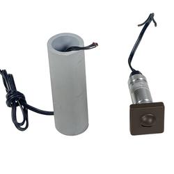 Touchstone Low Voltage LED Arch Bronze Half moon Square Paver Light at ...