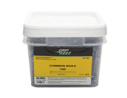 Grip Fast® 3" 10D Bright Smooth Shank Common Nail - 30 lb. Bucket at ...