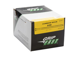 Grip Fast® 4" 20D Bright Smooth Shank Common Nail - 5 lb. Box at Menards®