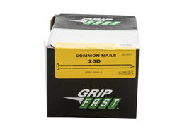 Grip Fast® 4" 20D Bright Smooth Shank Common Nail - 5 lb. Box at Menards®