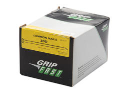 Grip Fast® 4-1/2" 30D Bright Smooth Shank Common Nail - 5 lb. Box at ...