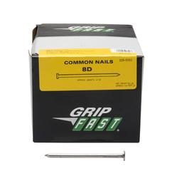 Grip Fast® 2-1/2" 8D Bright Smooth Shank Common Nail - 5 lb. Box at ...