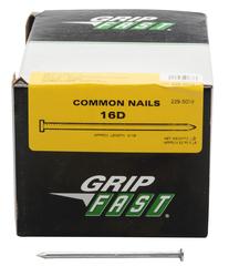 Grip Fast® 3-1/2" 16D Bright Smooth Shank Common Nail - 5 lb. Box at ...