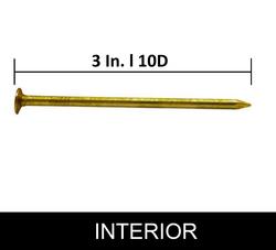 Grip Fast® 3" 10D Vinyl-Coated Smooth Shank Sinker Nail - 5 lb. Box at ...