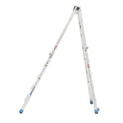 Safe Reach® 23ft Aluminum Multi-Position Ladder with Project Top - 300 ...