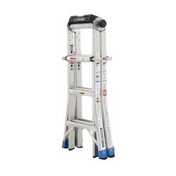 Safe Reach® 15ft Aluminum Multi-Position Ladder with Project Top - 300 ...
