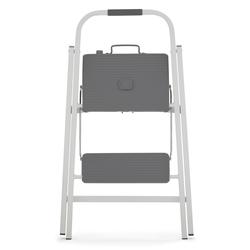 Safe Reach® 2-Steel Compact Step Stool - 225 lb. Type II Load Rating at ...