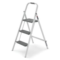 Safe Reach® 3-Steel Compact Step Stool - 225 lb. Type II Load Rating at ...