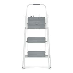 Safe Reach® 3-Steel Compact Step Stool - 225 lb. Type II Load Rating at ...