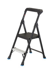 Safe Reach® 2-Steel Heavy Duty Step Stool with Project Top - 300 lb ...