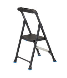 Safe Reach® 2-Steel Heavy Duty Step Stool with Project Top - 300 lb ...