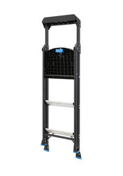 Safe Reach® 3-Steel Heavy Duty Step Stool with Project Top - 300 lb ...