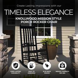 Knollwood Mission Porch Rocker Chair at Menards®