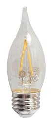 GE® 40 Watt Equivalent Clear Dimmable B10 E26 Soft White LED Light Bulb ...