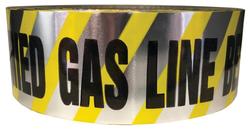 Pro-Poly™ 2" x 100' Underground Gas Pipe Detectable Warning Tape at ...