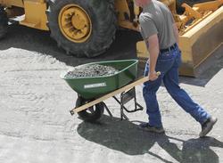 Masterforce® Steel Wheelbarrow with Hardwood Handle - 6 cu. ft. at Menards®